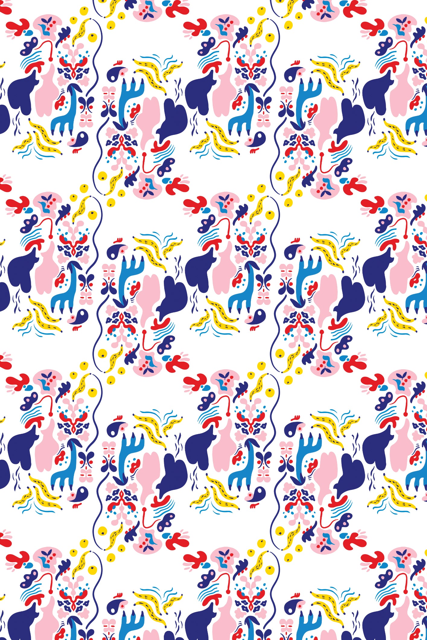 Wobbly Party Woven Wallpaper - Crisp White – Haleh Pashmak